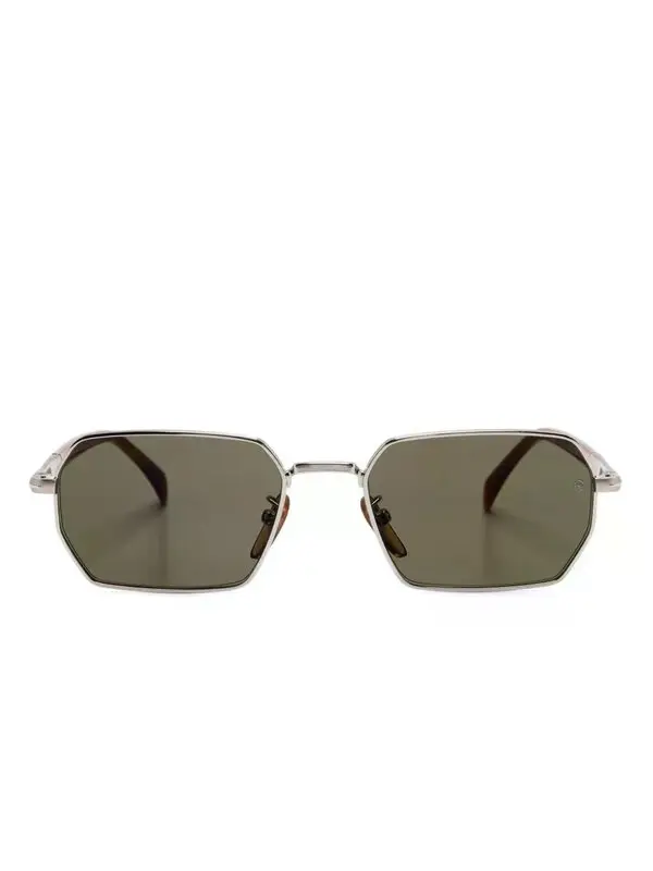 DB EYEWEAR BY DAVID BECKHAM Rectangle Sunglasses - Silver