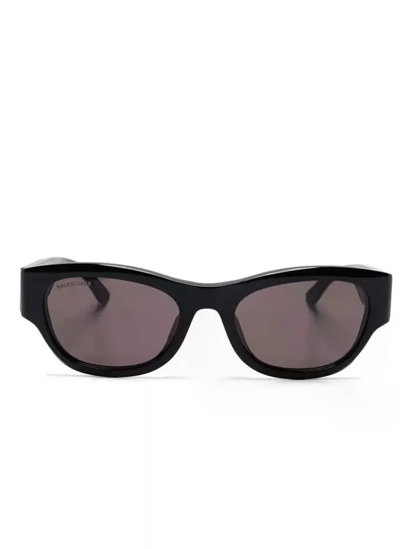 Balenciaga Oval Sunglasses - Black