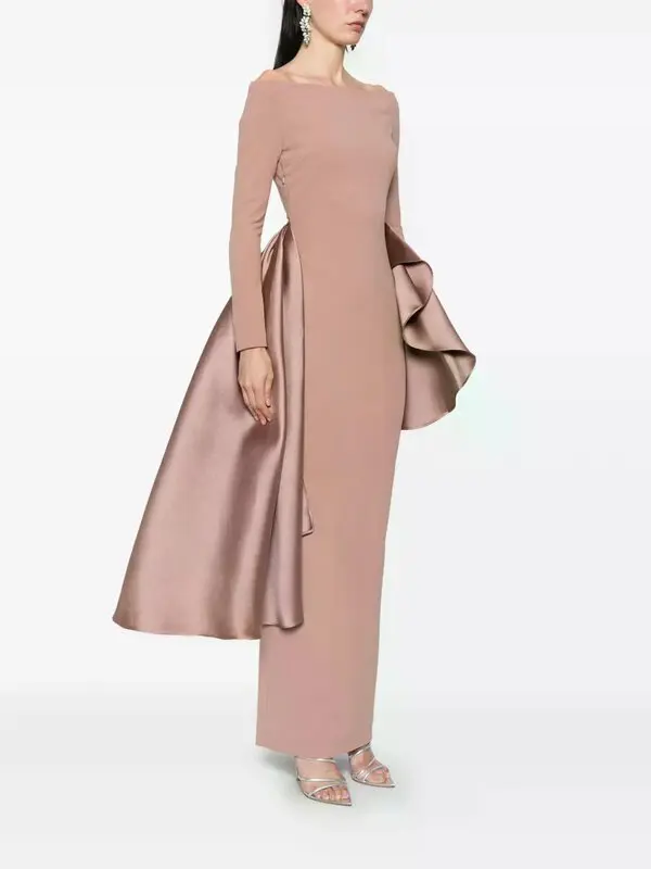 Solace London Kiana Maxi Dress - Brown