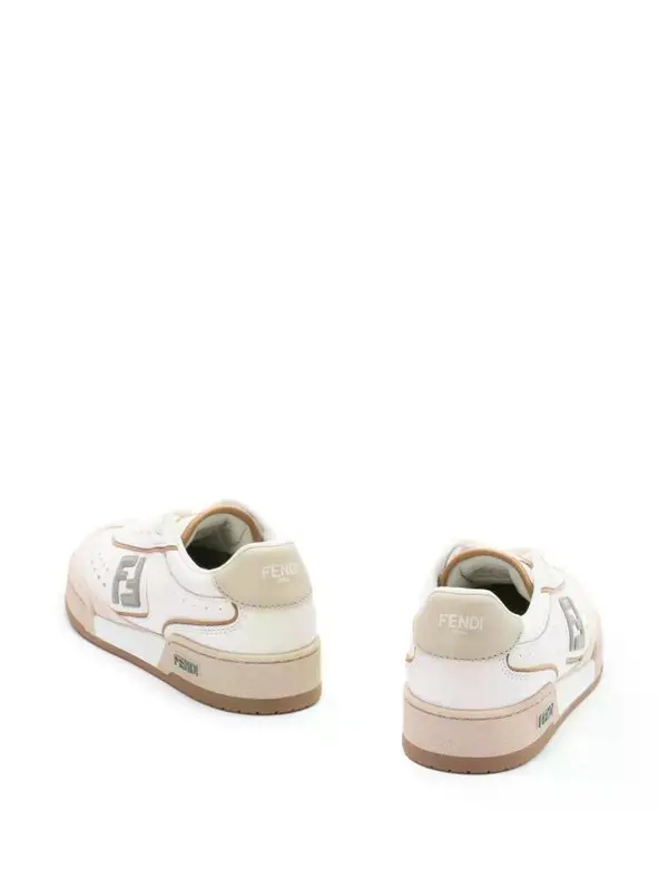 Fendi Match Leather Sneakers