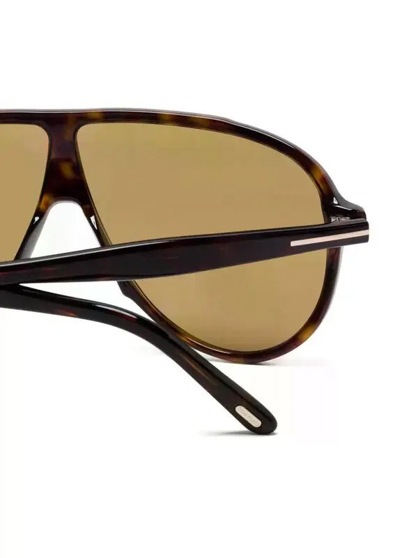 TOM FORD Pilot-frame Sunglasses - Brown
