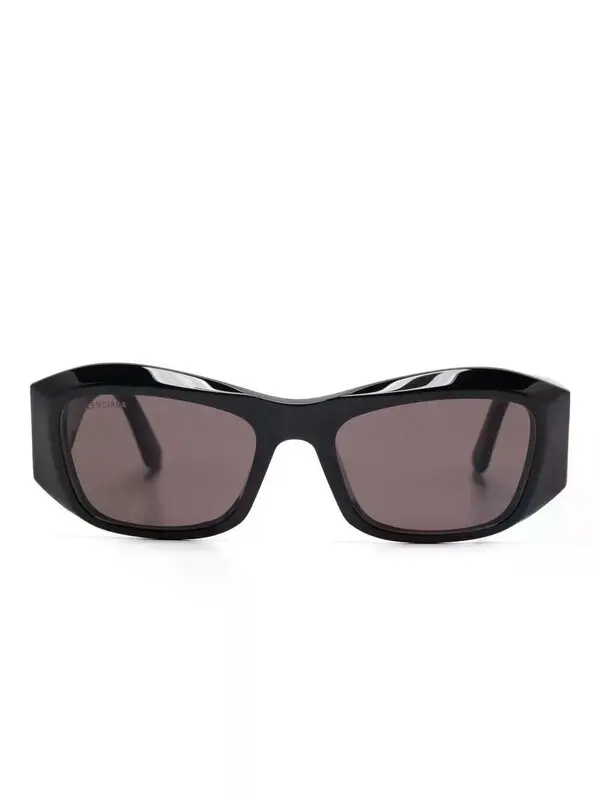 Balenciaga Signature Square Af Sunglasses - Black