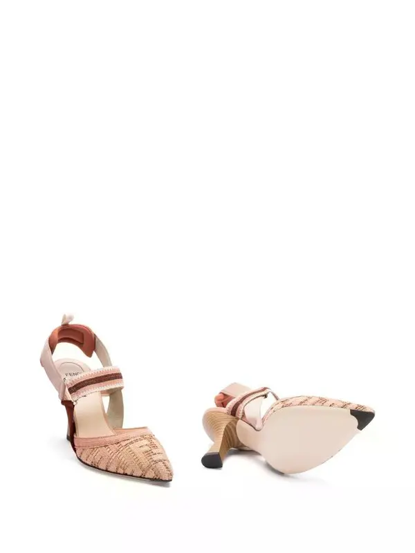 Fendi 85mm Colibri Pumps - Pink
