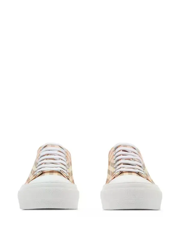 Burberry Checkered Sneakers