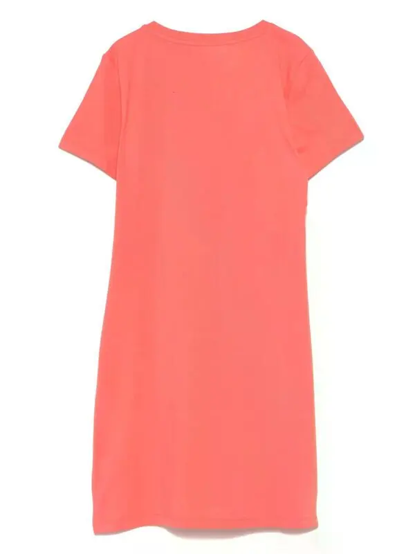 Dkny V-neck Performance Dress - Orange