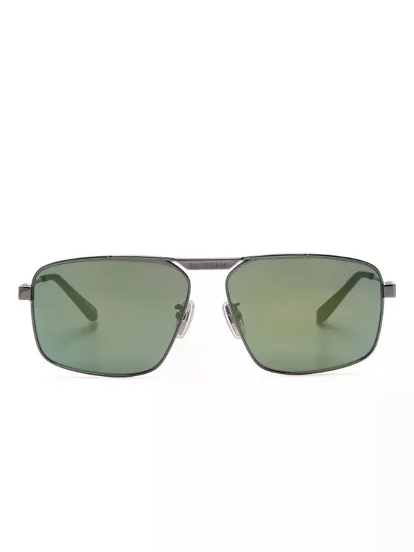 Balenciaga Tag 2.0 Navigator Sunglasses - Black