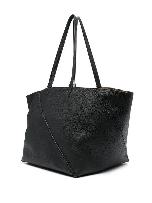 Fendi Large Selleria Diagonal Shopper Tote