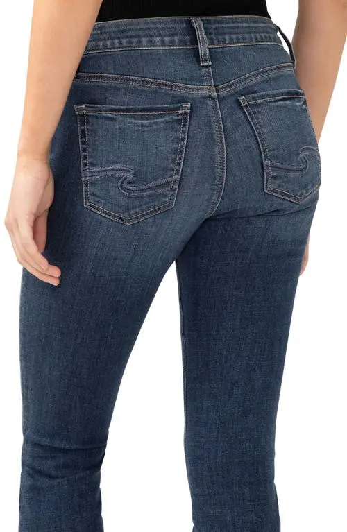 SILVER JEANS CO. Suki Curvy Mid Rise Capri Jeans - Indigo