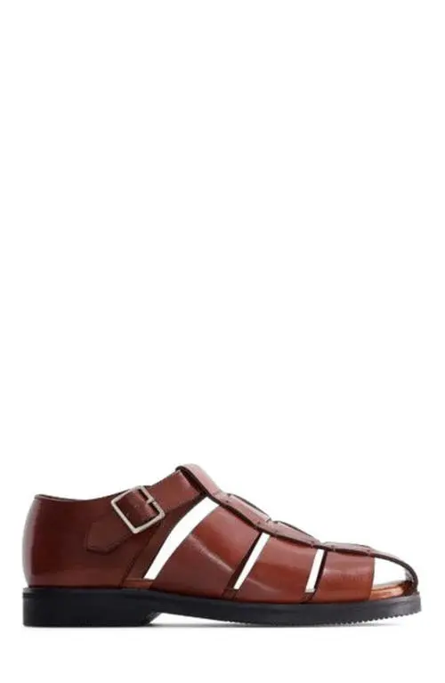 ANTHONY VEER Mariner Fisherman Sandal - Heritage Tan Leather