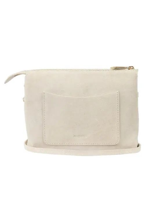 LK BENNETT Cleo Oloid Suede Crossbody Bag - Cream