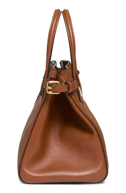 Valentino Garavani Antibes Leather Tote - Tabacco