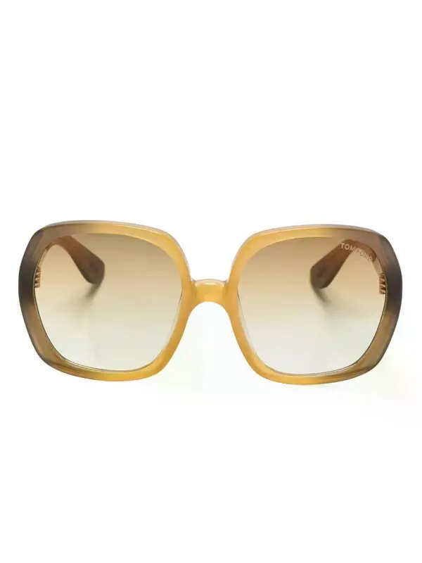 TOM FORD Oversize Sunglasses - Brown