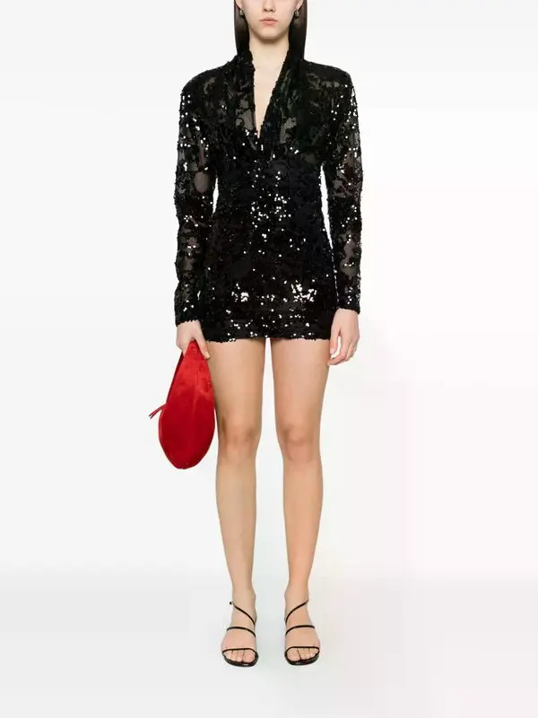 Victoria Beckham Sequined Mini Dress