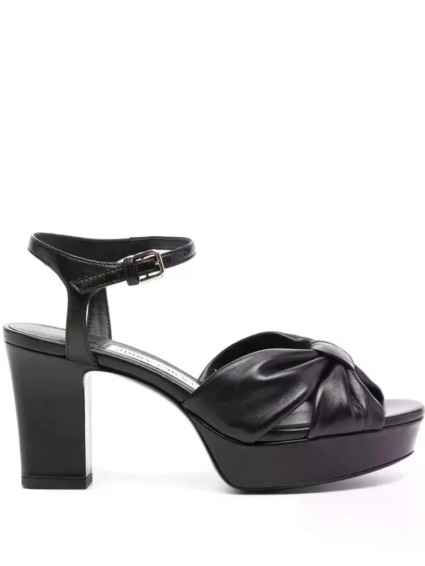 JIMMY CHOO 80mm Heloise Sandals - Black