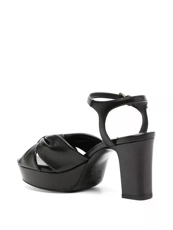 JIMMY CHOO 80mm Heloise Sandals - Black