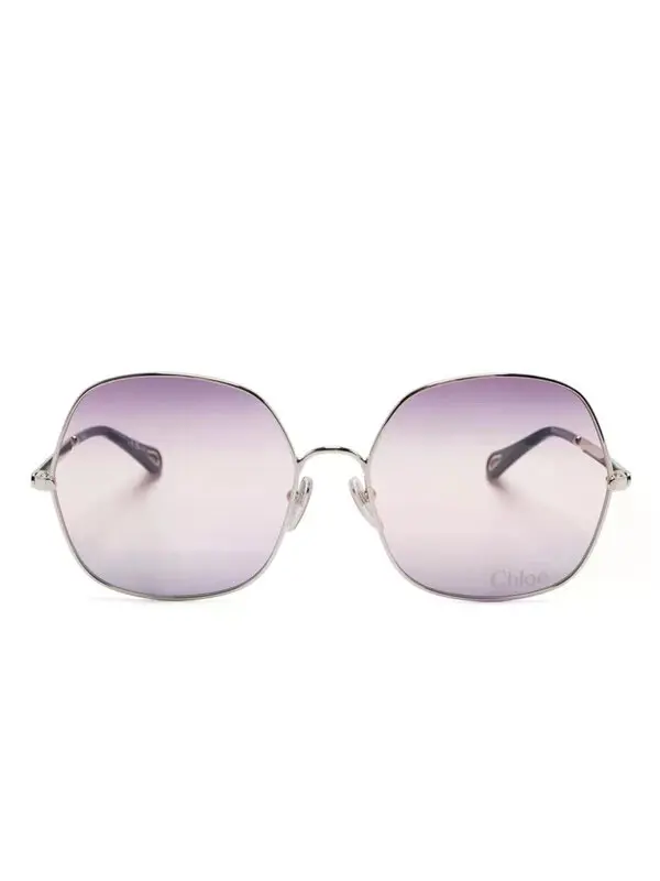 Chloé Oversized Sunglasses - Silver