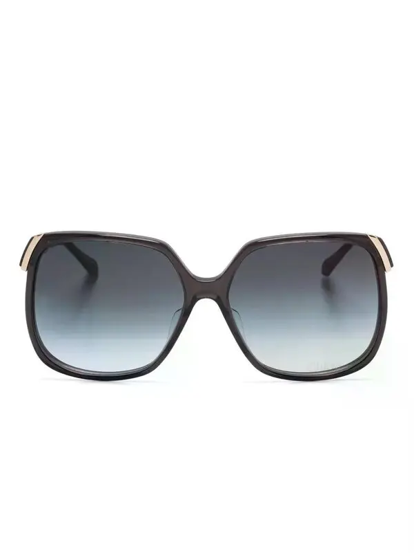 Chloé Butterfly-frame Sunglasses - Black
