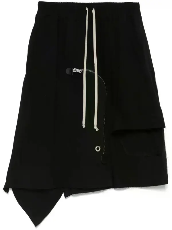 Rick Owens Wool Mini Skirt