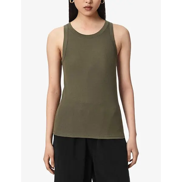 ALLSAINTS Rina Stretch-jersey Tank Top - Wild Green