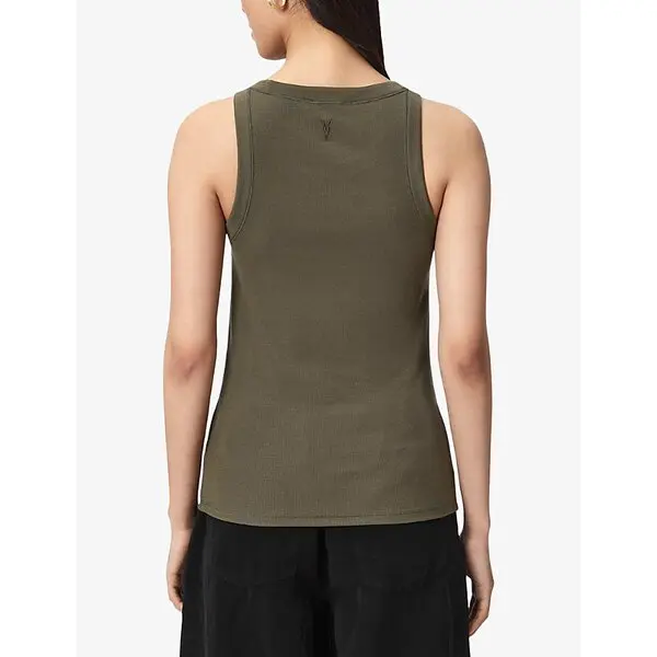 ALLSAINTS Rina Stretch-jersey Tank Top - Wild Green