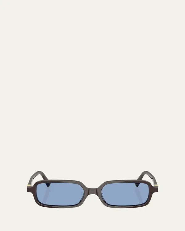 Miu Miu Rectangular Sunglasses - Blue