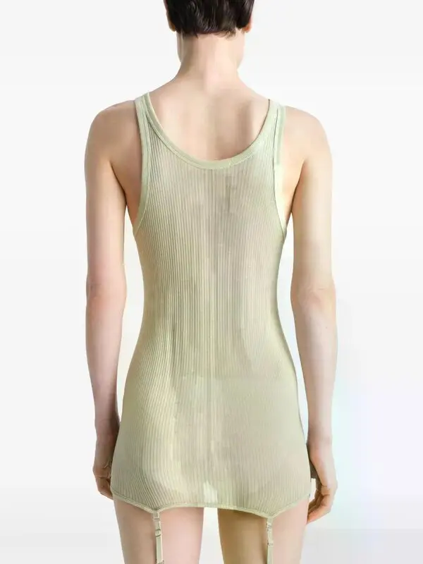 LEMAIRE Suspenders Tank Top - Green