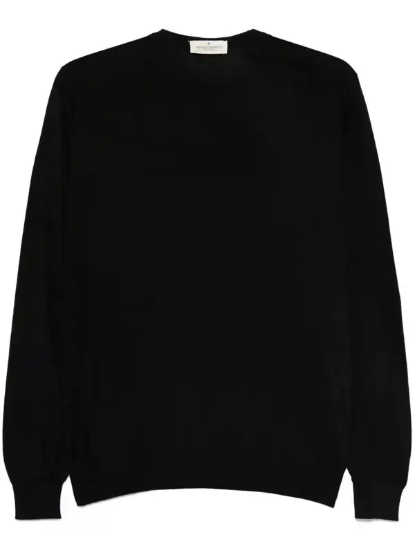 Bruno Manetti Fine-knit Sweater - Black