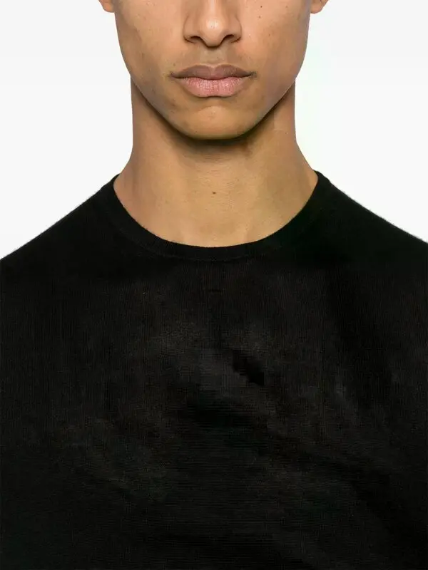 Bruno Manetti Fine-knit Sweater - Black