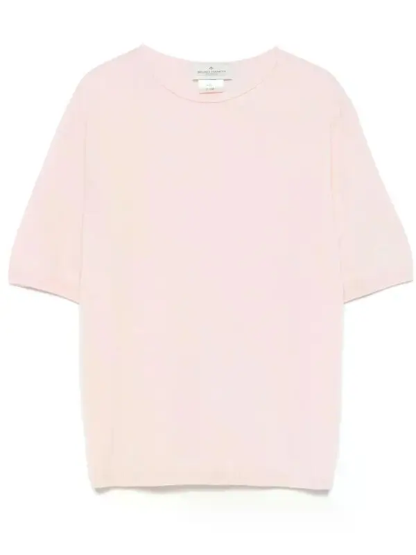 Bruno Manetti Cashmere T-shirt - Pink