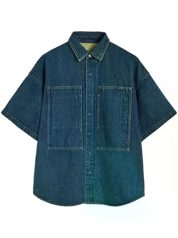 JIL SANDER Concealed Button Denim Shirt