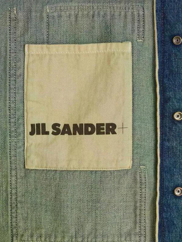 JIL SANDER Concealed Button Denim Shirt