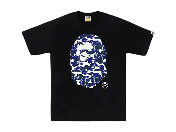 A BATHING APE Big Ape Head C Tee Shirt - Black