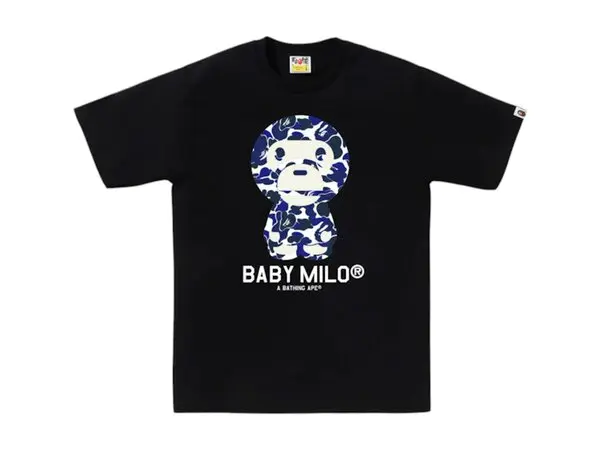 A BATHING APE Baby Milo C Tee Shirt - Black