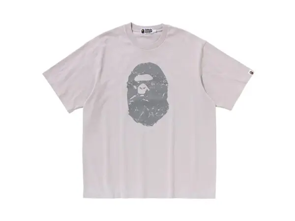 A BATHING APE Heavy Washed Ape Head Relaxed Fit Tee Shirt