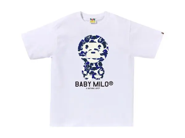A BATHING APE Baby Milo C Tee Shirt - White
