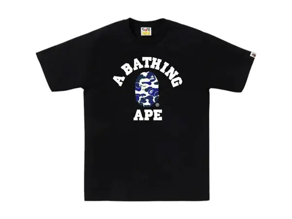 A BATHING APE College C Tee Shirt - Black