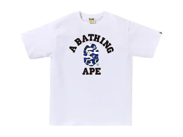 A BATHING APE College C Tee Shirt - White
