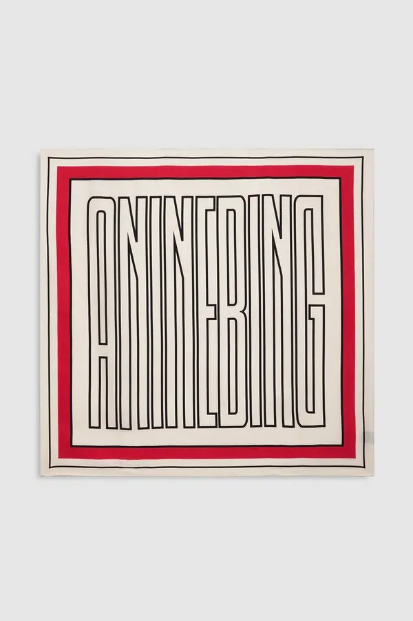 ANINE BING York Scarf - Tango Red