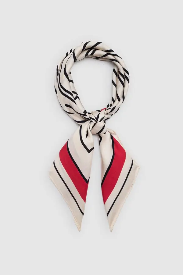 ANINE BING York Scarf - Tango Red