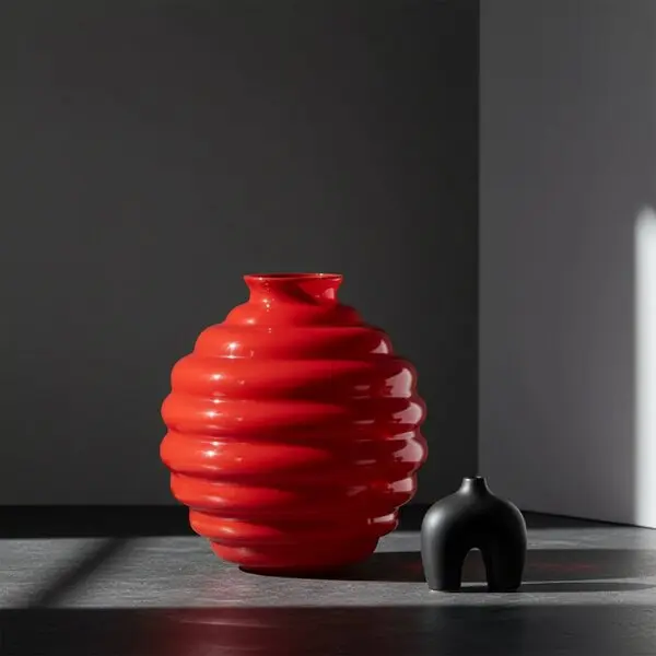 VENINI Deco 12.2 Vase - Red