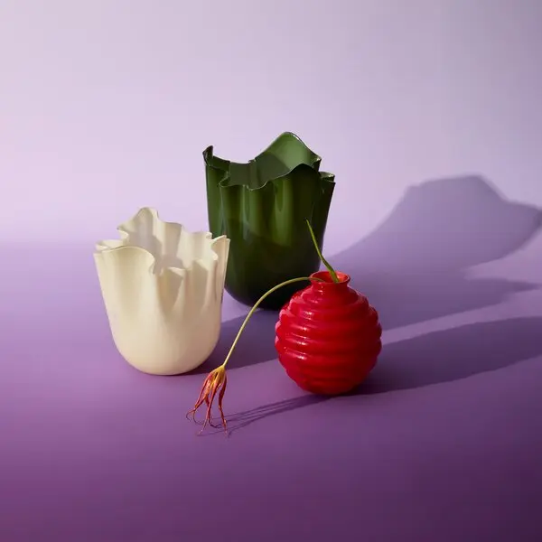VENINI Deco 12.2 Vase - Red