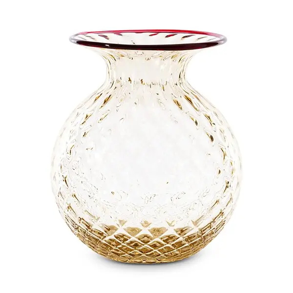 VENINI Balloton Fiori 6.5 Vase - Straw Yellow