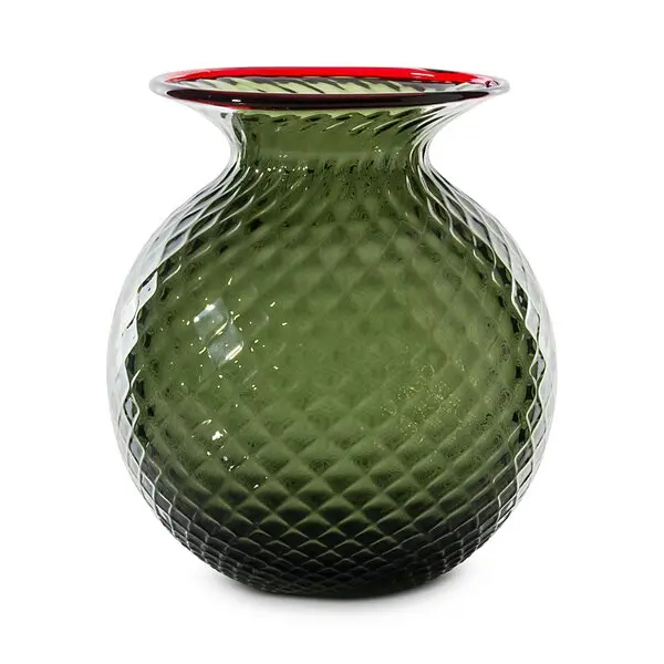 VENINI Balloton Fiori 9.5 Vase - Apple Green