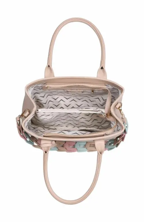 MODA LUXE Regalina Satchel - Natural