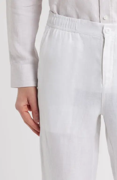 Bugatchi Tristan Drawstring Linen Pants