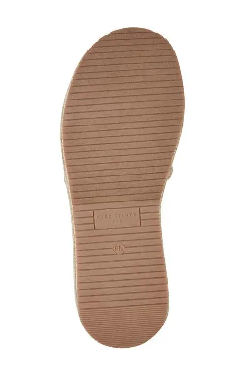 Marc Fisher Daylin Platform Sandals - Gold
