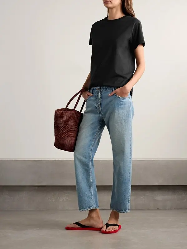 THE ROW Florie Cotton-jersey T-shirt