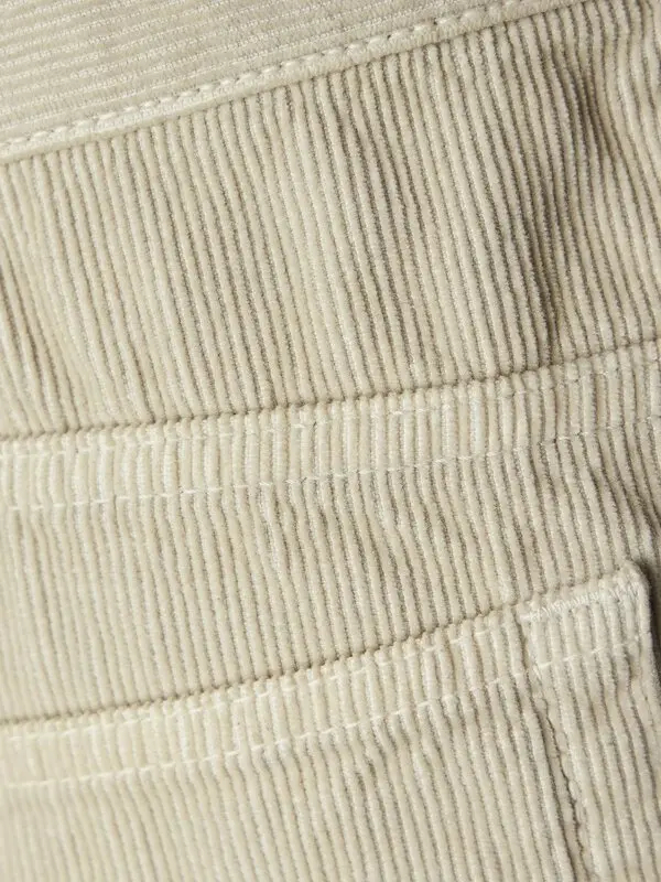 THE ROW Eglitta Cotton-corduroy Pants - Neutrals