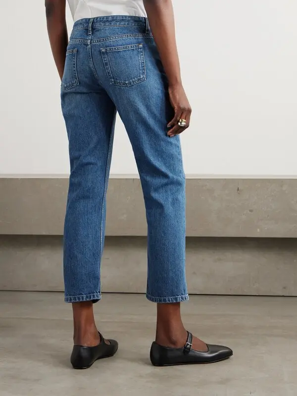 THE ROW Mid-rise Straight-leg Jeans