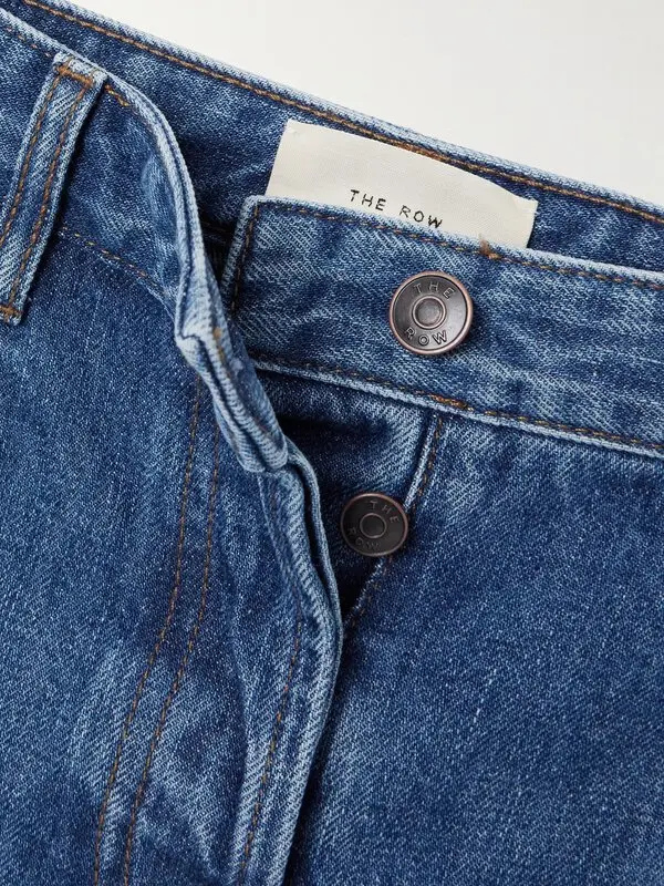 THE ROW Mid-rise Straight-leg Jeans
